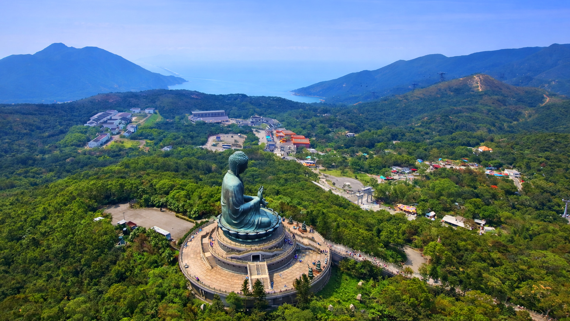 El gran Buda de la isla de Lantau