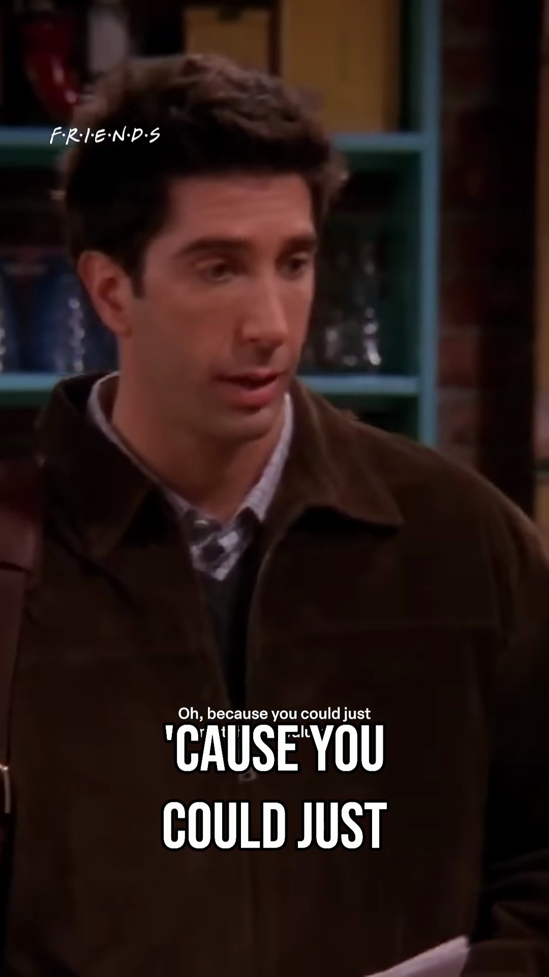 Ross gets an anonymous love note on Friends