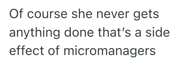 Lab worker endures constant policing from her team lead, so on her ...