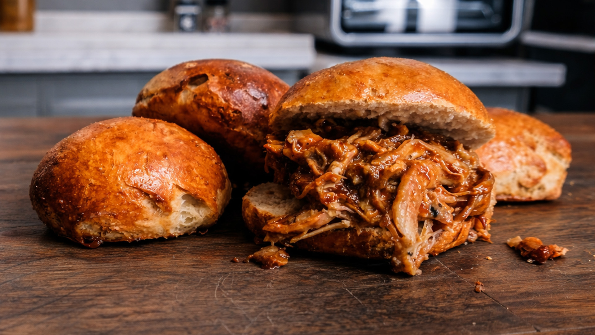 How to bake soft and dense burger buns