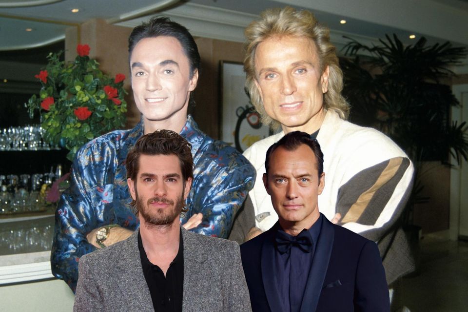 Jude Law und Andrew Garfield: Set-Fotos zeigen sie als Siegfried und ...