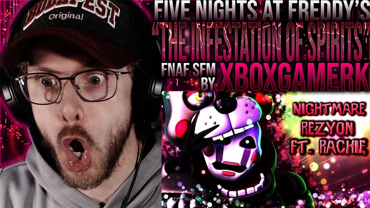 Vapor reacts #1106 | [SFM] FNAF song animation The infestation of ...