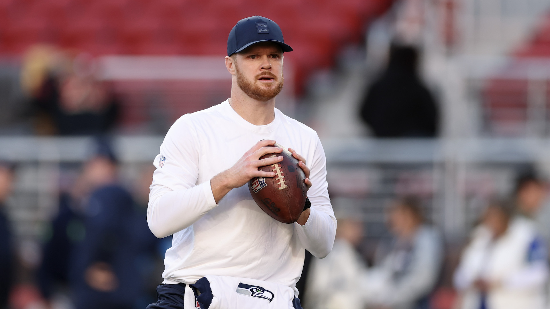 Sam Darnold makes 2-word admission on oblique injury for NFC ...