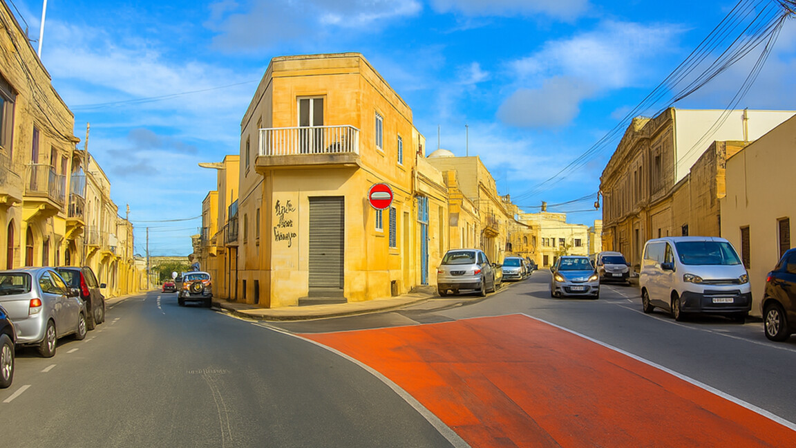 Jízda napříč Maltou od pobřeží k pobřeží