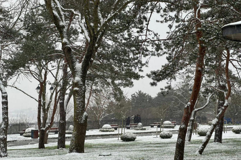 İstanbul beyaza büründü