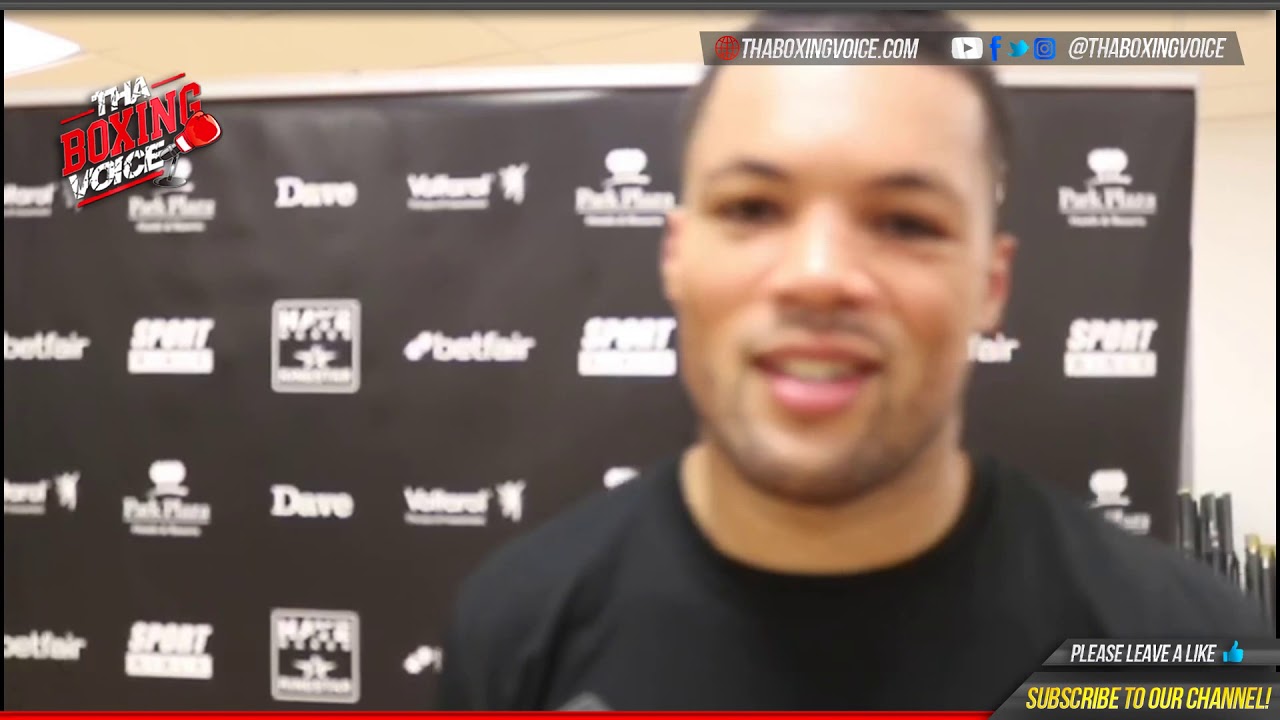 JOE JOYCE "Who ever is in my way will get ROLLED OVER"