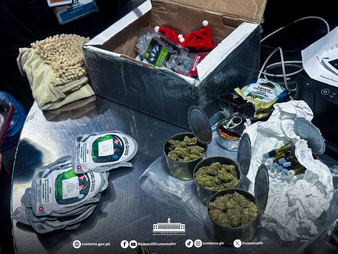 Over P480K worth of illegal drugs seized in NAIA