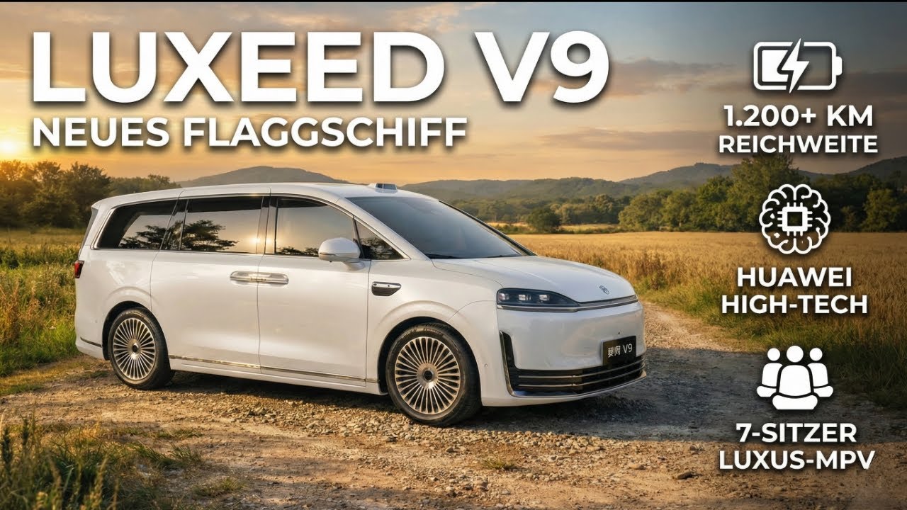 2026 LUXEED V9 MPV: Neuer Premium-Van mit Range-Extender
