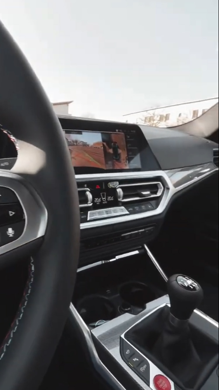 Showcasing a BMW M4 with manual gearbox