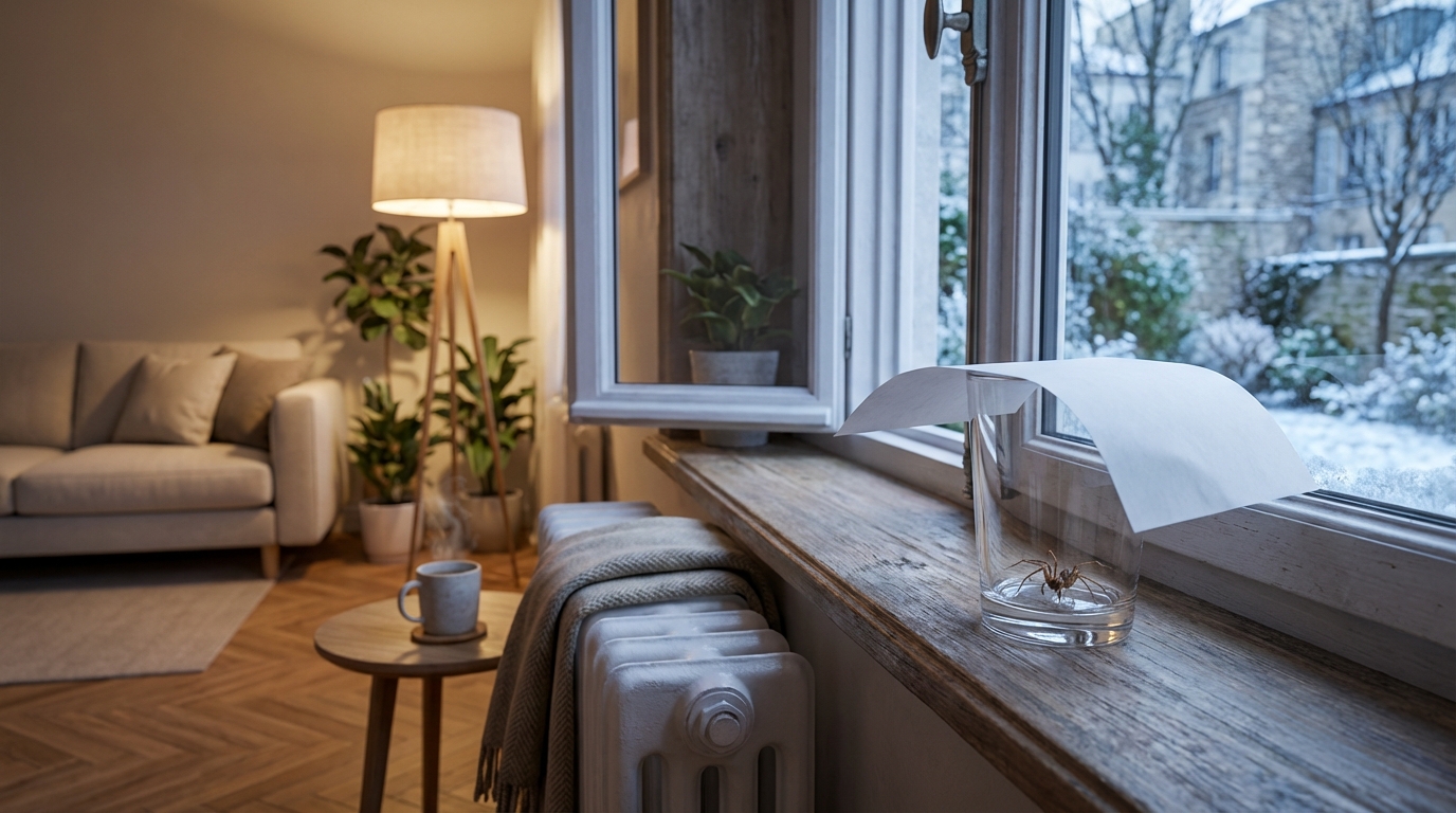 Chasser les araignées dehors en hiver : ce geste rassurant cache une ...