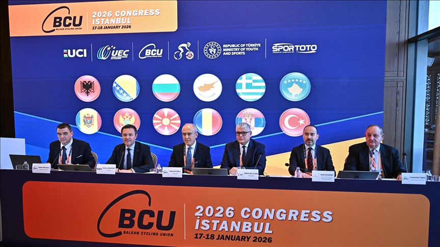 Balkan Bisiklet Birliği 2026 kongresi, İstanbul'da gerçekleştirildi