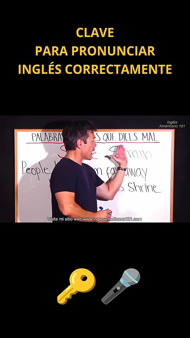 La clave para pronunciar inglés correctamente 🔑🎤