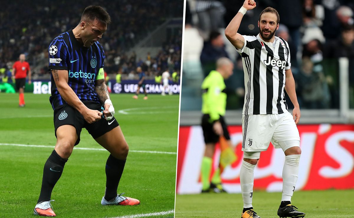 Lautaro Martínez superó al Pipita Higuaín y ya está en el top 50 de los ...