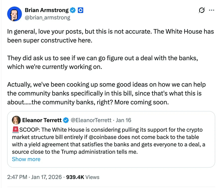 A16z executive urges CLARITY Act to move forward, despite the flaws