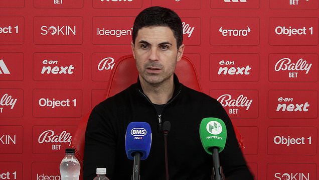 Mikel Arteta reacts to 'disappointing' 0-0 draw with Nottingham Forest