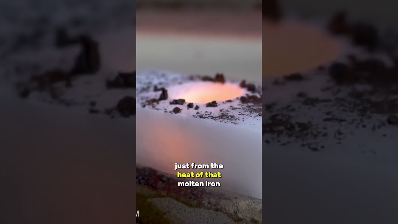 Thermite and dry ice compared in a controlled test