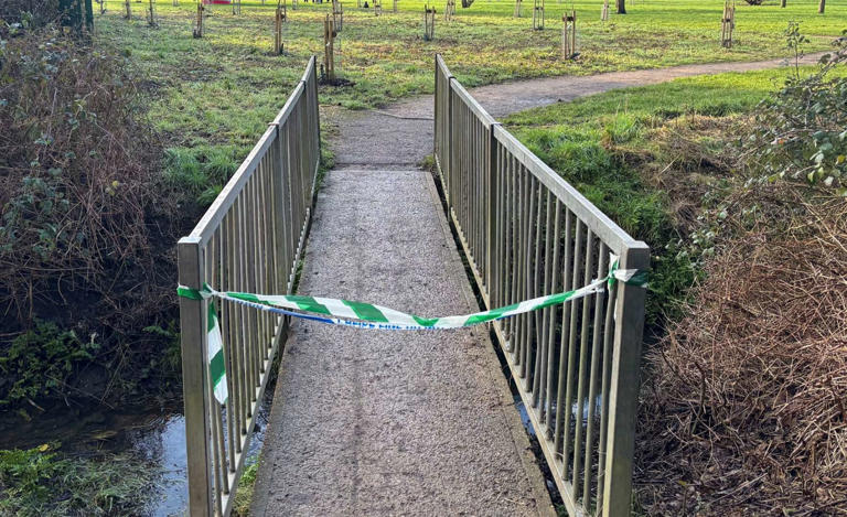 Police incident in field near Hamilton Road in Ashford