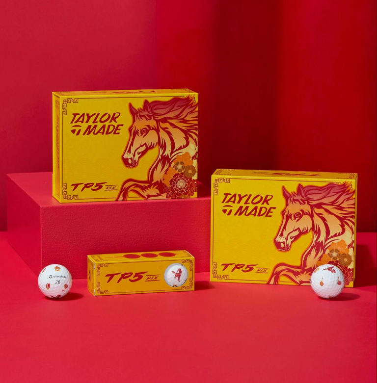 The latest TaylorMade Pix golf ball drop celebrates Lunar New Year