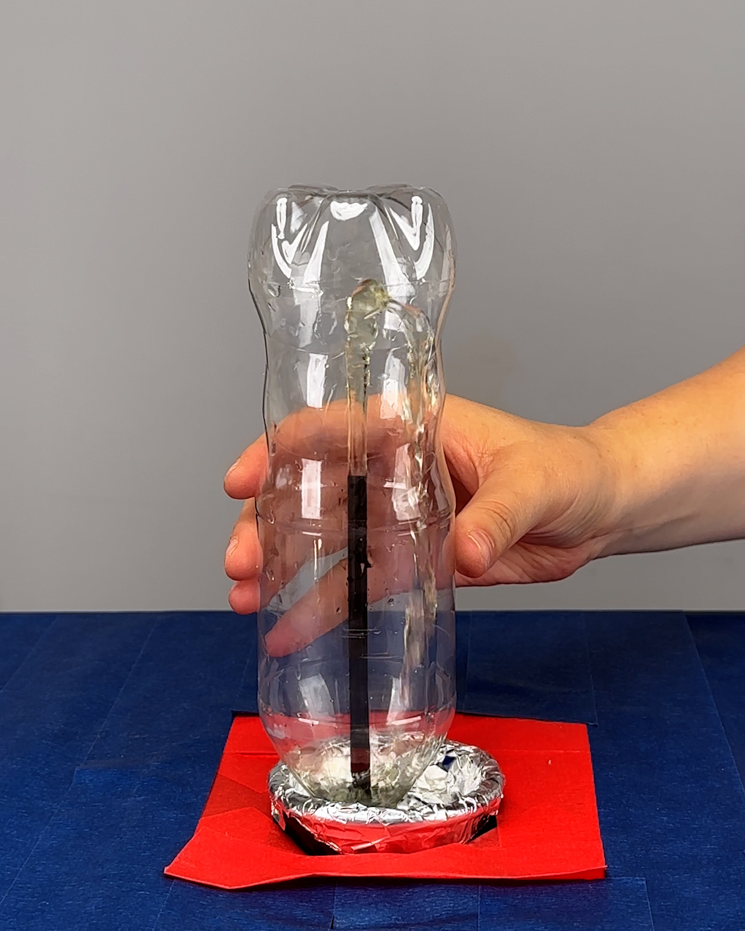 Bottle trick for efficient fuel siphoning💡