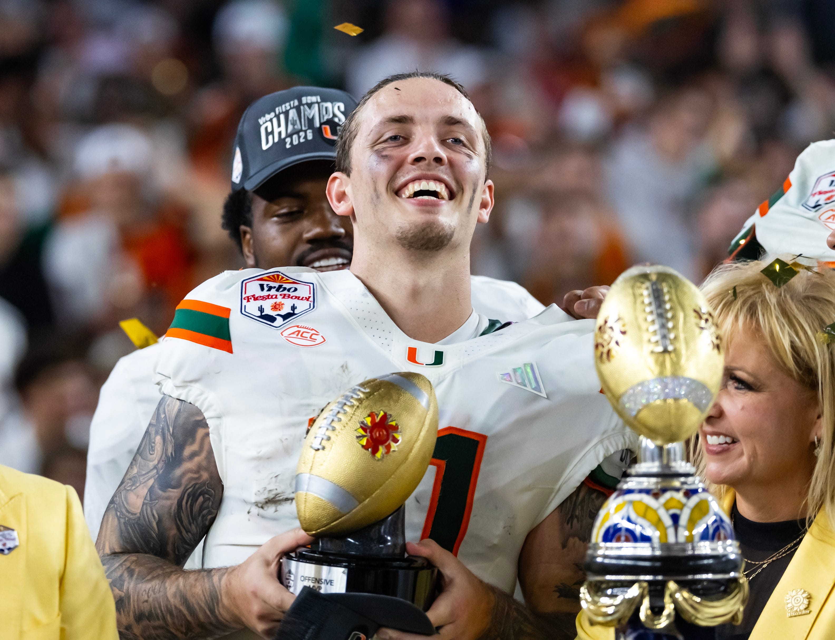 CFP title game 'goose bump' moment for Carson Beck's high school coach