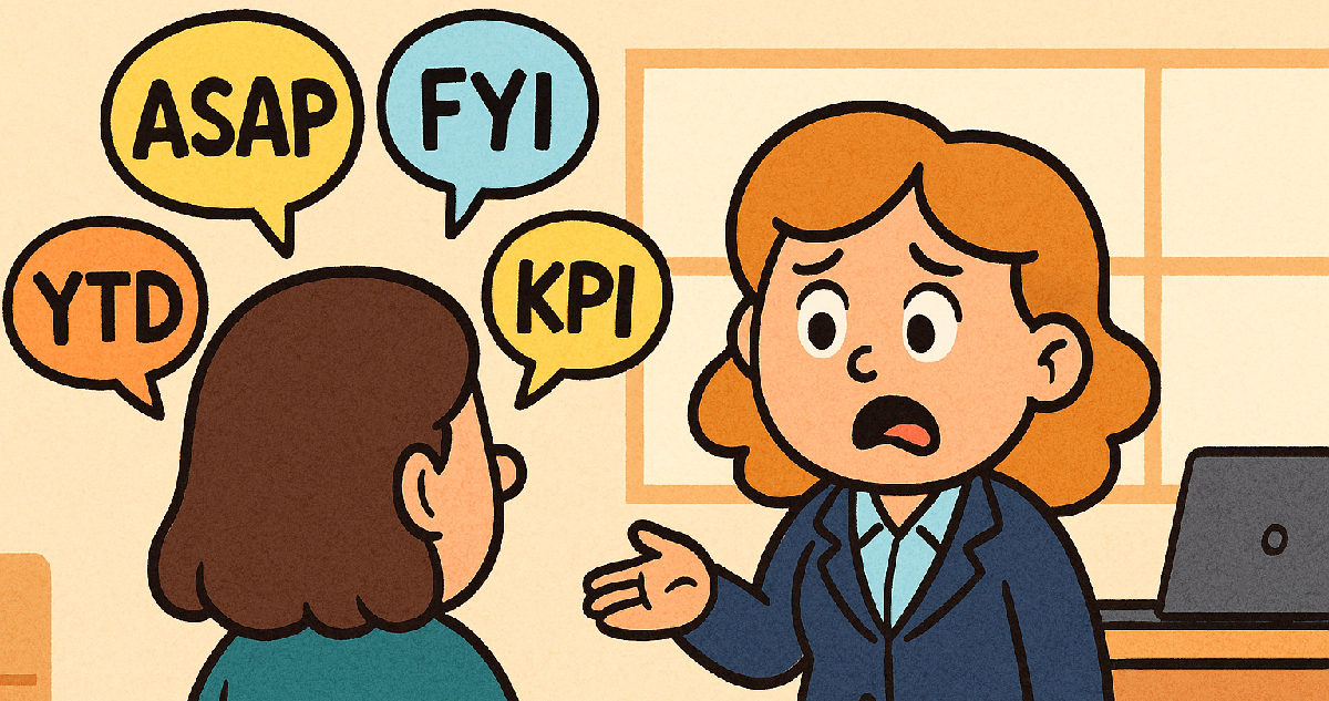 ¿KPI, FYI, ASAP? Las siglas en inglés que llenan las conversaciones de ...