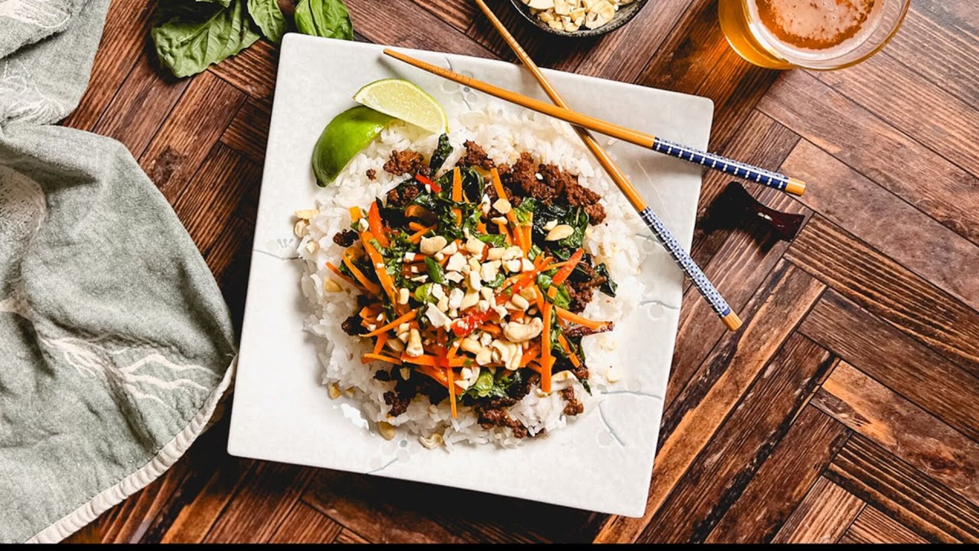 Crispy Thai basil beef recipe