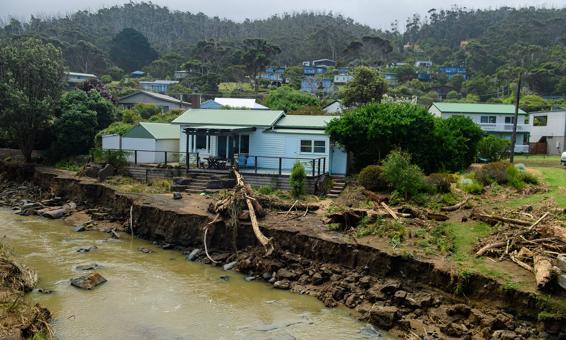 Pictures reveal the devastating power of Victoria's floods - as NSW and ...