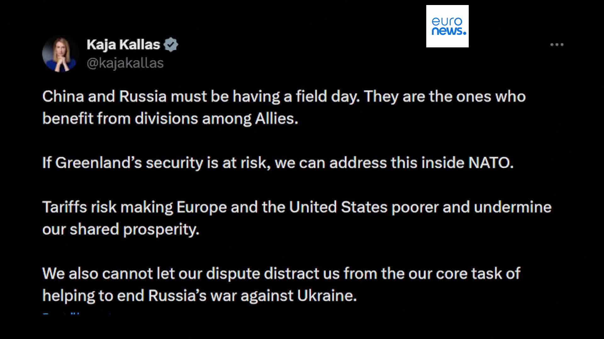 EU leaders: Trump's Greenland threat risks 'dangerous downward spiral'