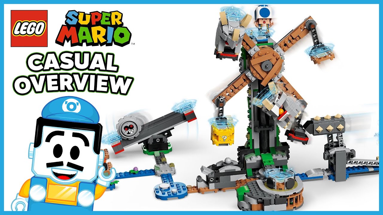 Reznor knockdown (71390) LEGO Super Mario overview!
