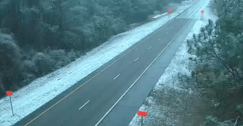 Snow arrives in the Florida Panhandle, state’s second year with ...