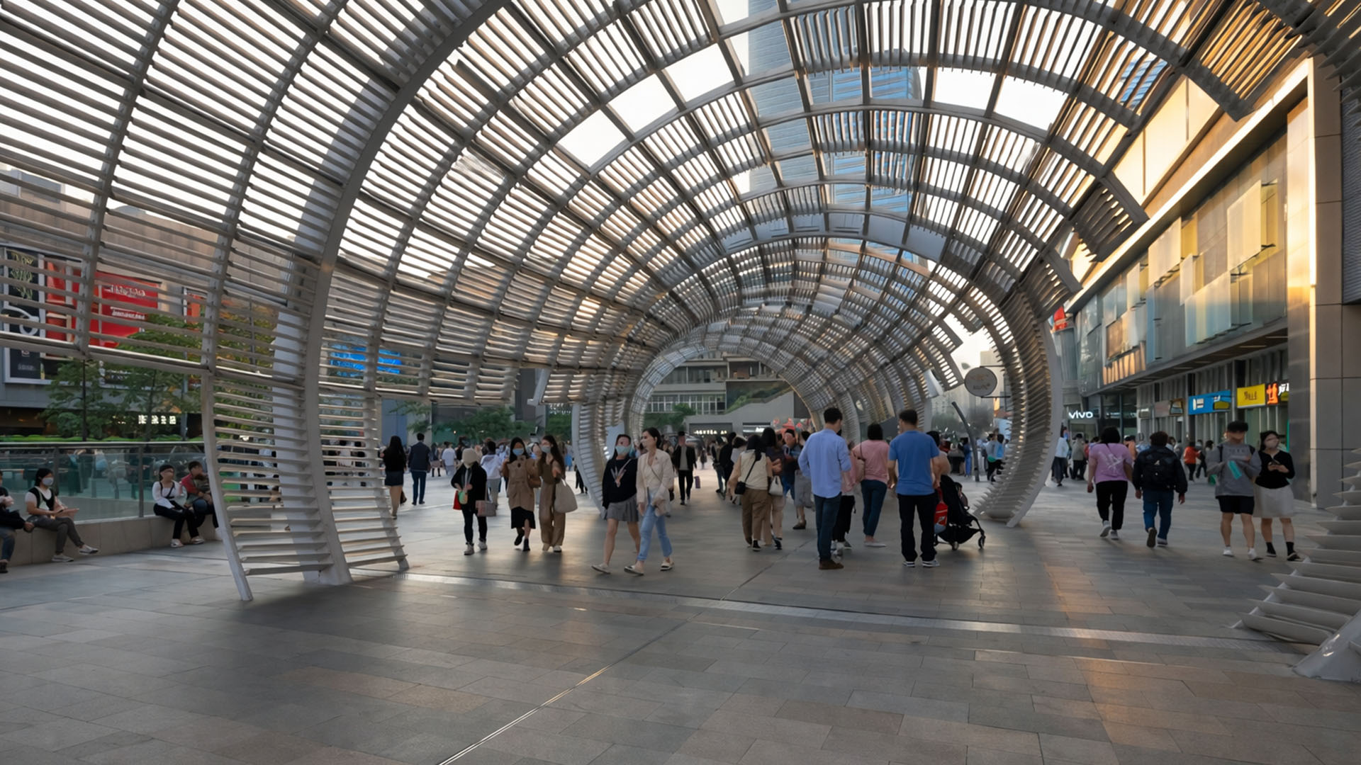 Descubre un animado pasaje en Nanshan, Shenzhen