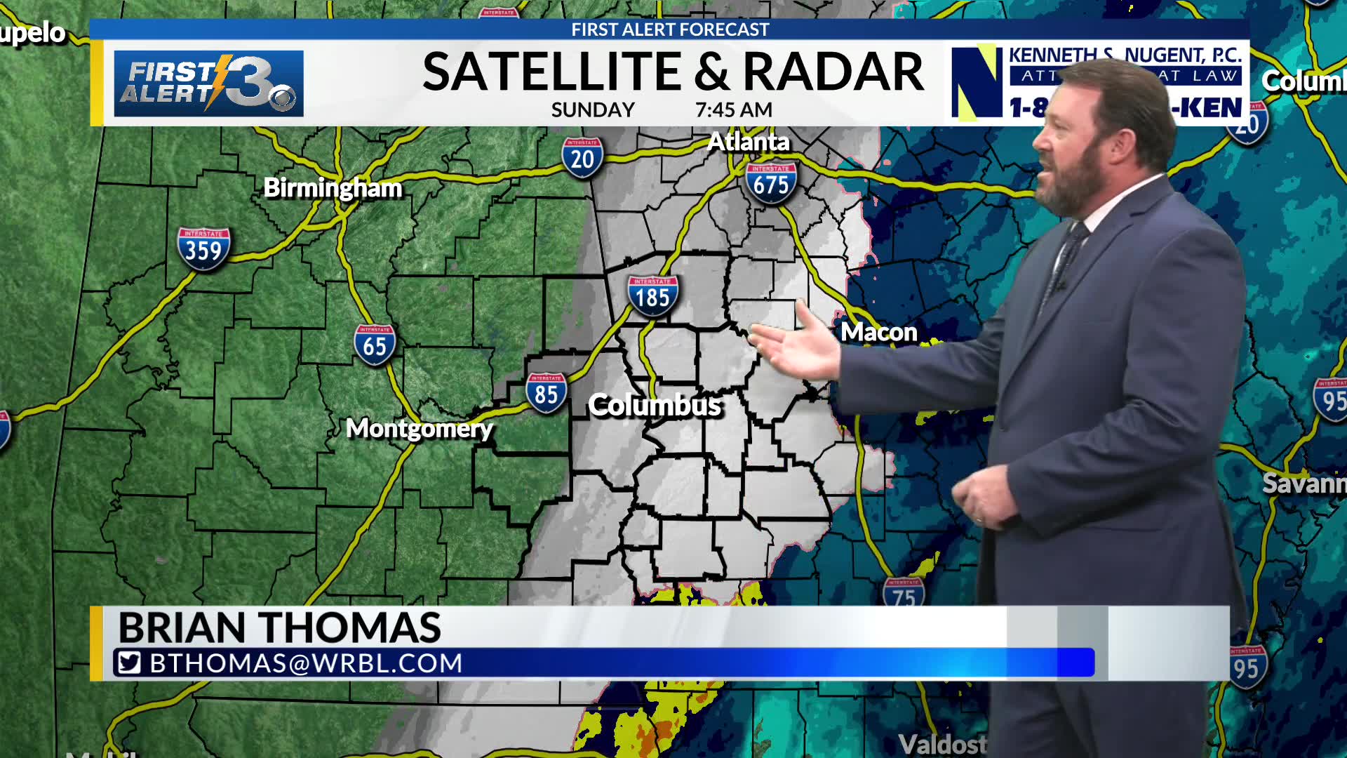 Morning weather update Brian Thomas 1/18/2026