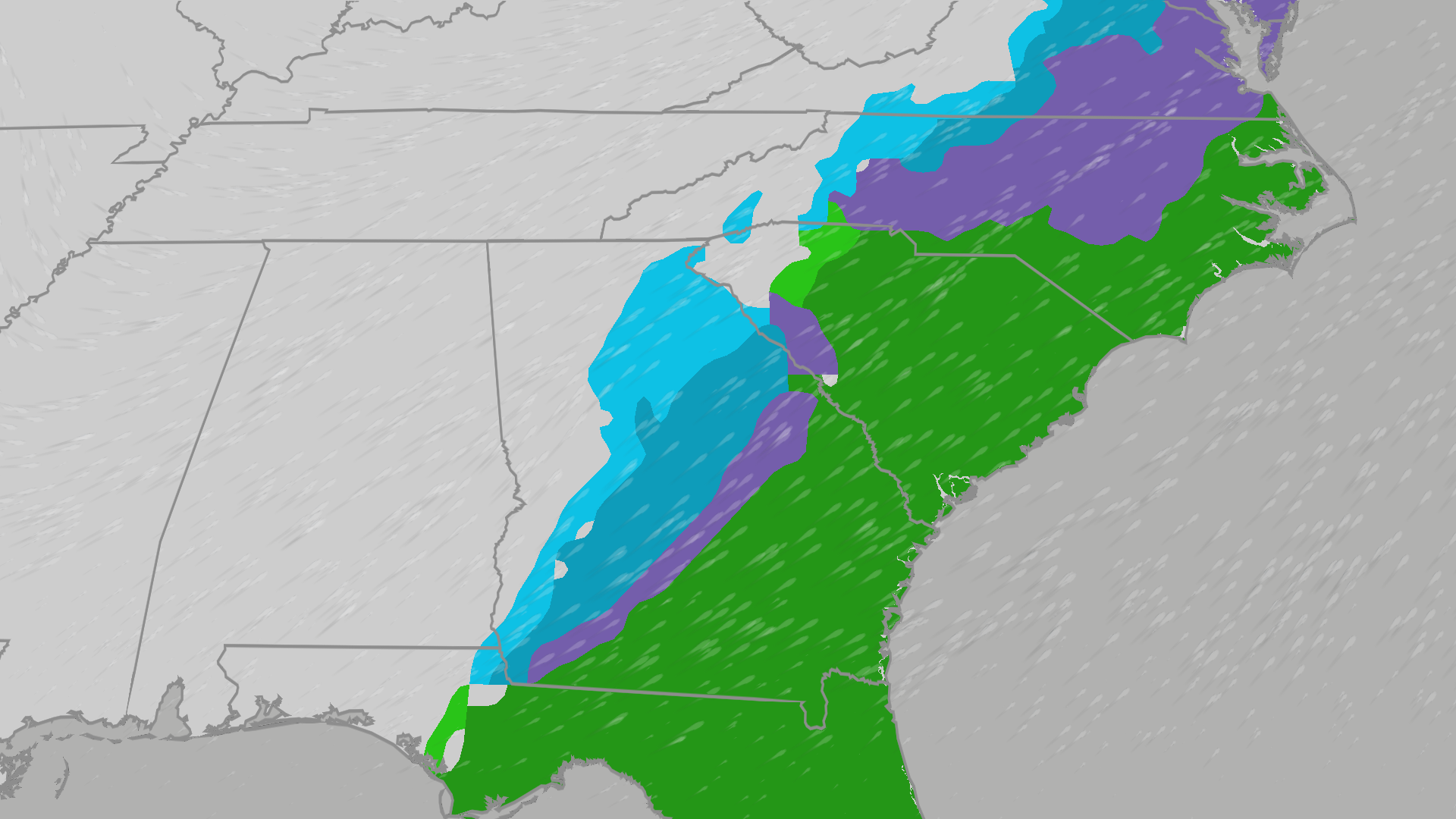 Dropping temps bring snow to Florida, central Georgia