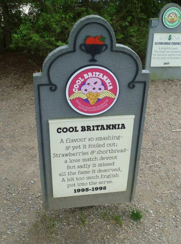 Ben & Jerry’s has a literal graveyard for their discontinued flavors ...