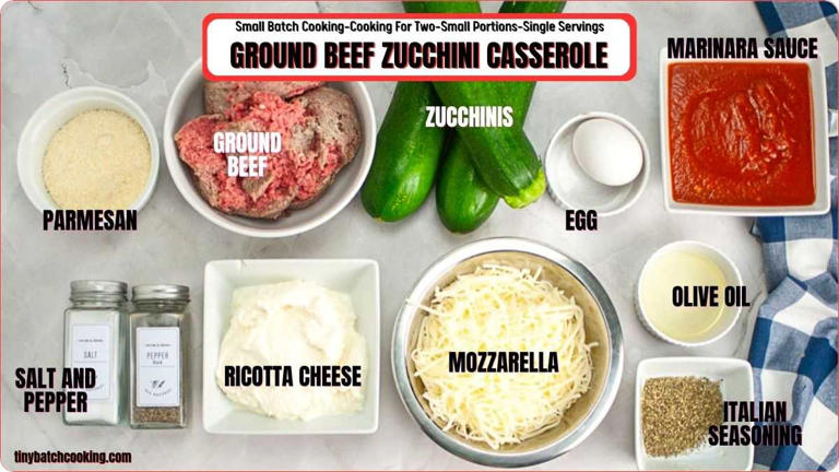 Ground beef zucchini casserole