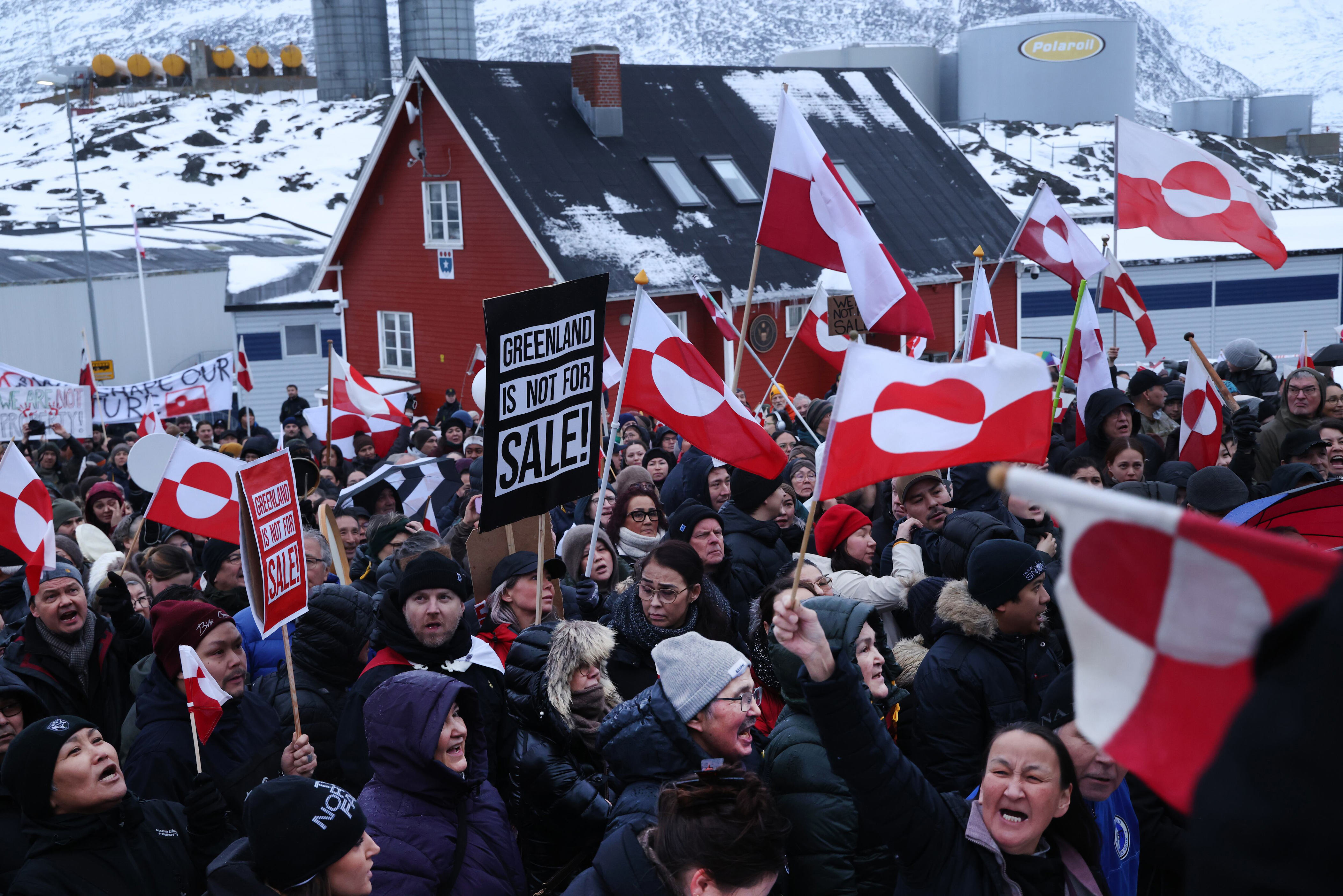 Greenland, Denmark protesters reject Trump's purchase attempt