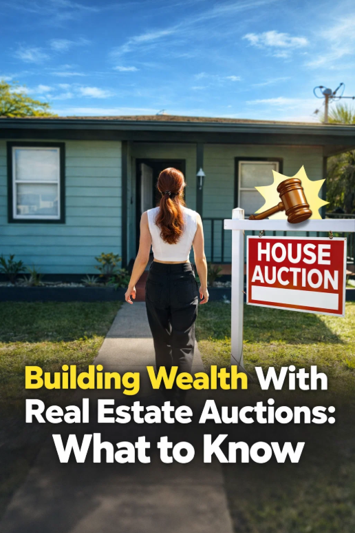 Building wealth with real estate auctions: What to know