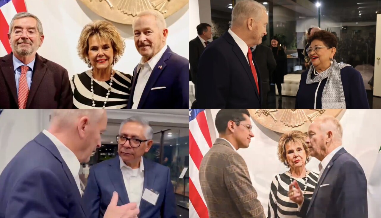 Ronald Johnson recibe a funcionarios mexicanos en la embajada de EU ...