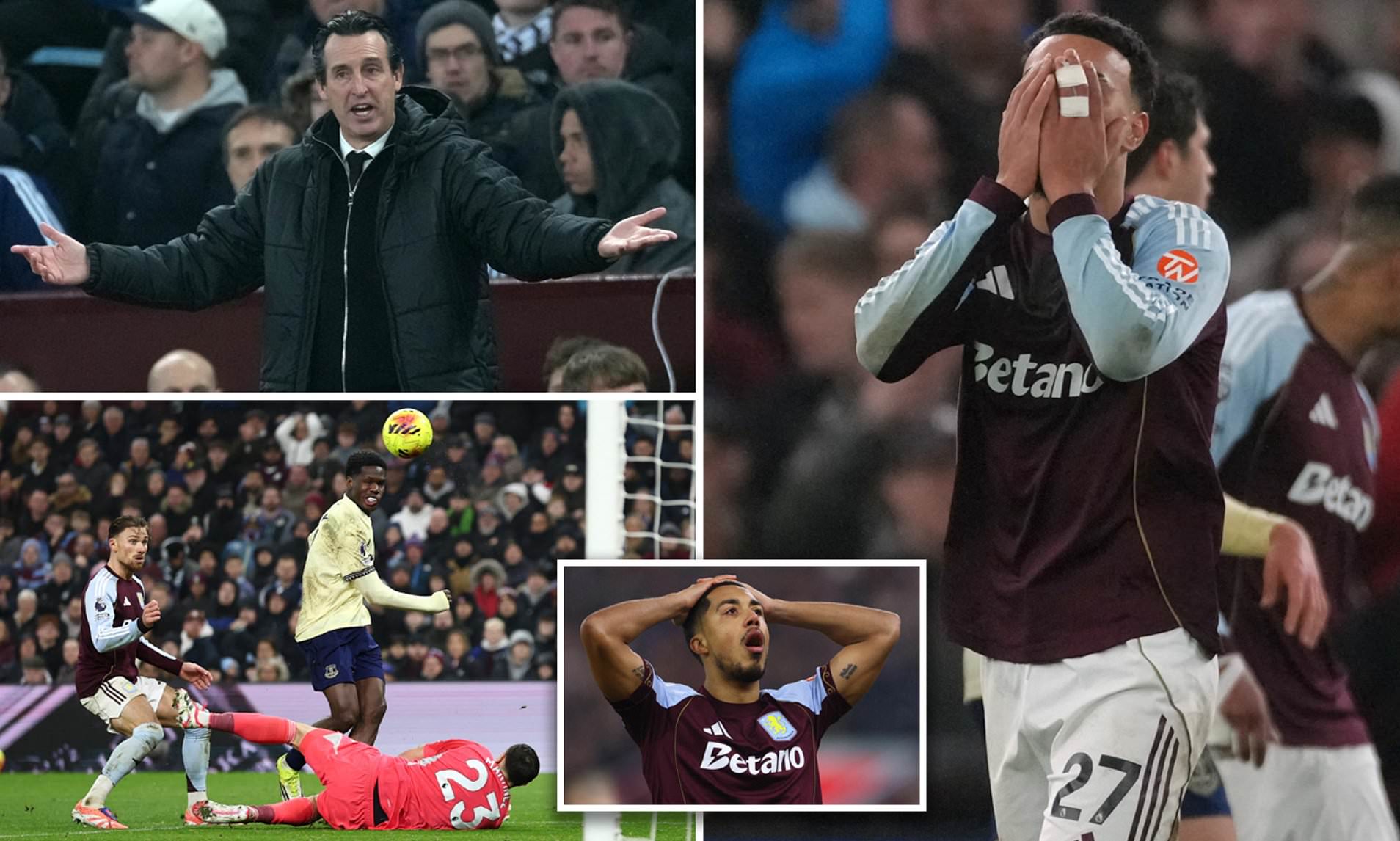 Aston Villa 0-1 Everton: The problems Emery's side must solve if they ...
