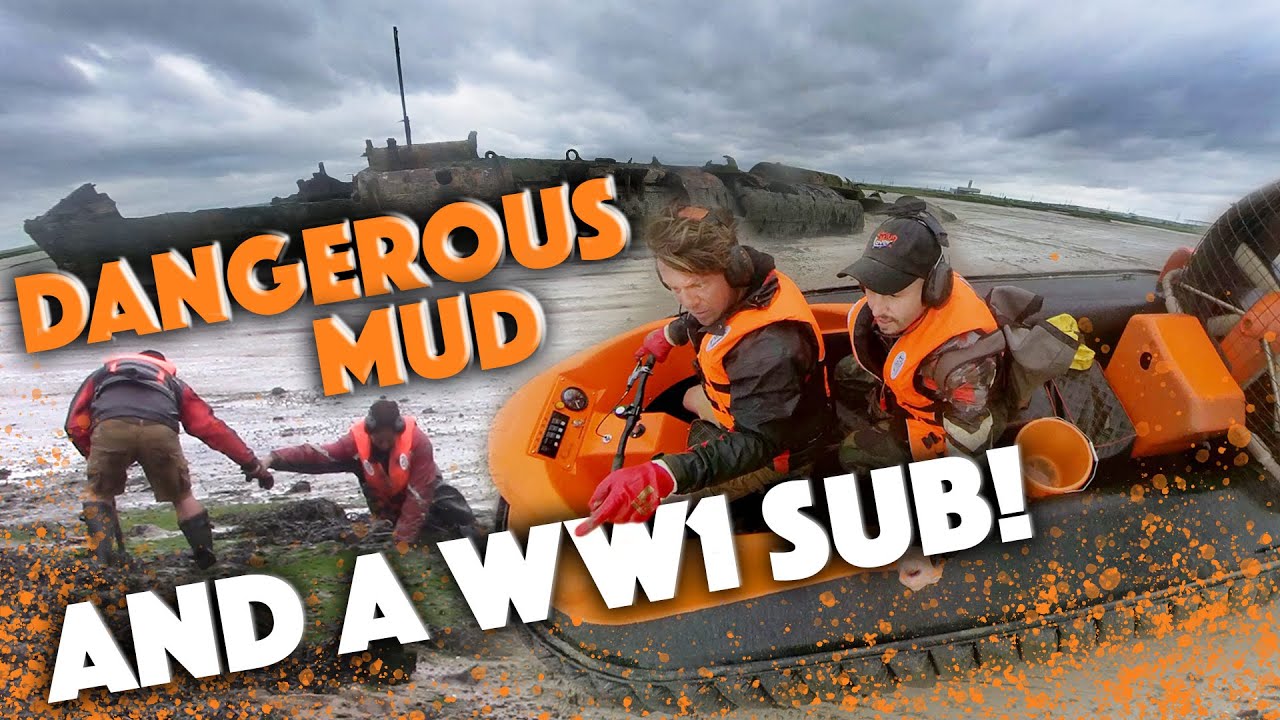 Dangerous mud and a WWI submarine: reaching places others can't