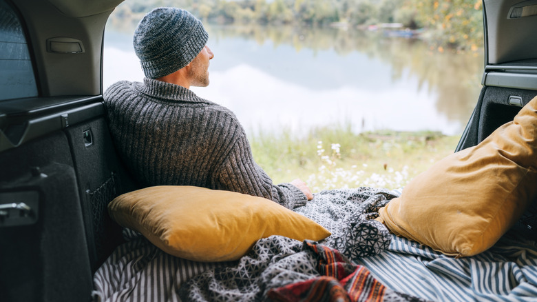 The cozy clothing item campers use to stay warm during chilly winter nights