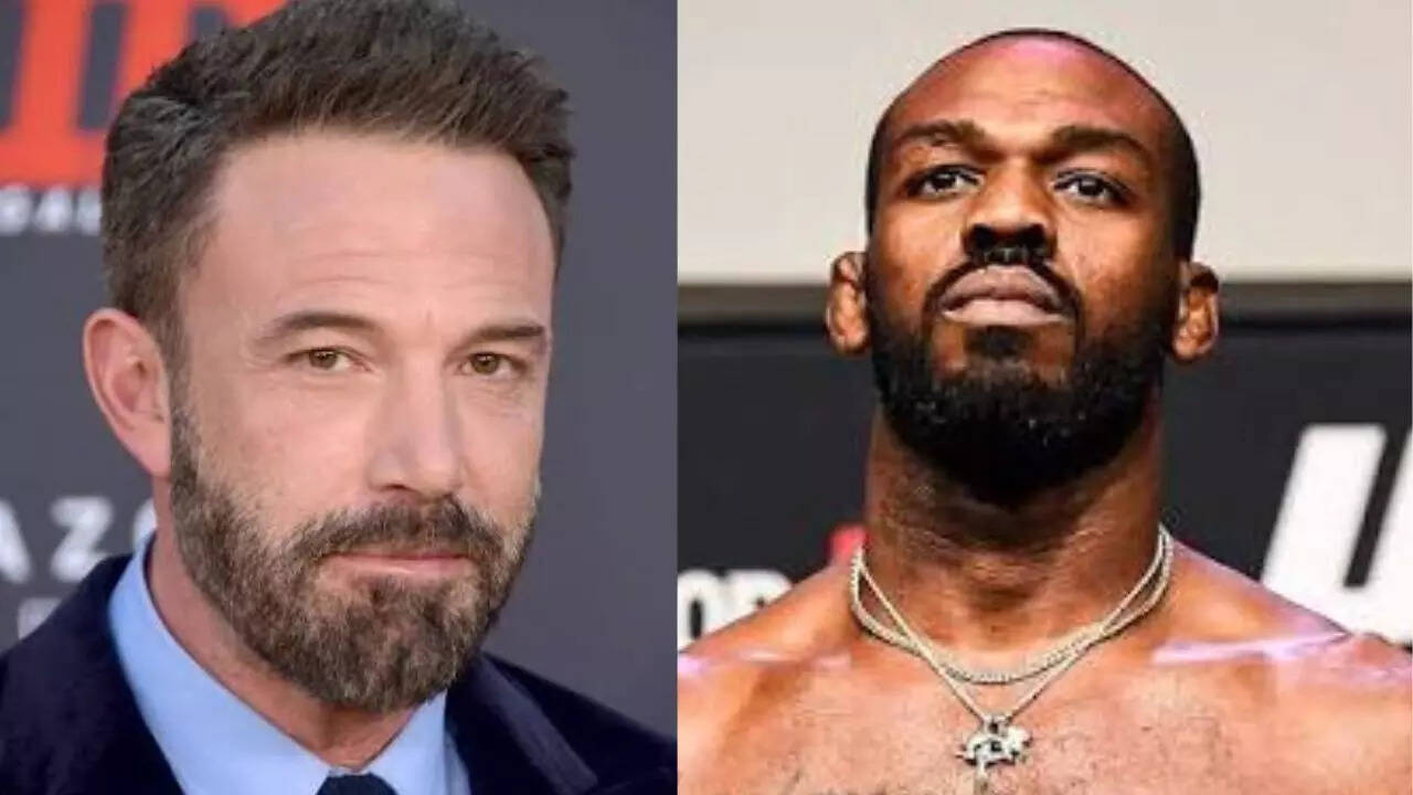 Ben Affleck reacts in shock to Jon Jones fight moment as Joe Rogan ...