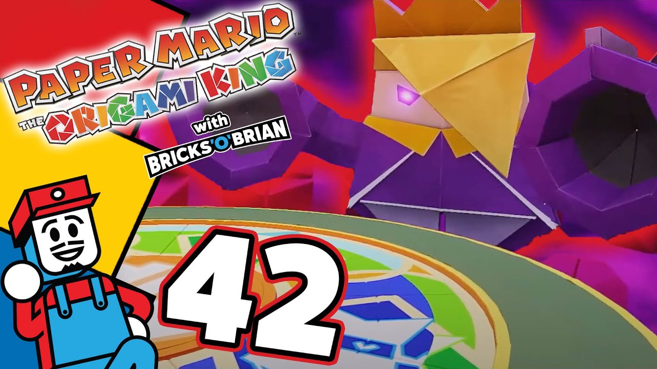 The grand battle unfolds, part 2 - Paper Mario Origami King with Bricks ...