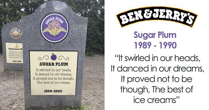 Ben & Jerry’s has a literal graveyard for their discontinued flavors ...