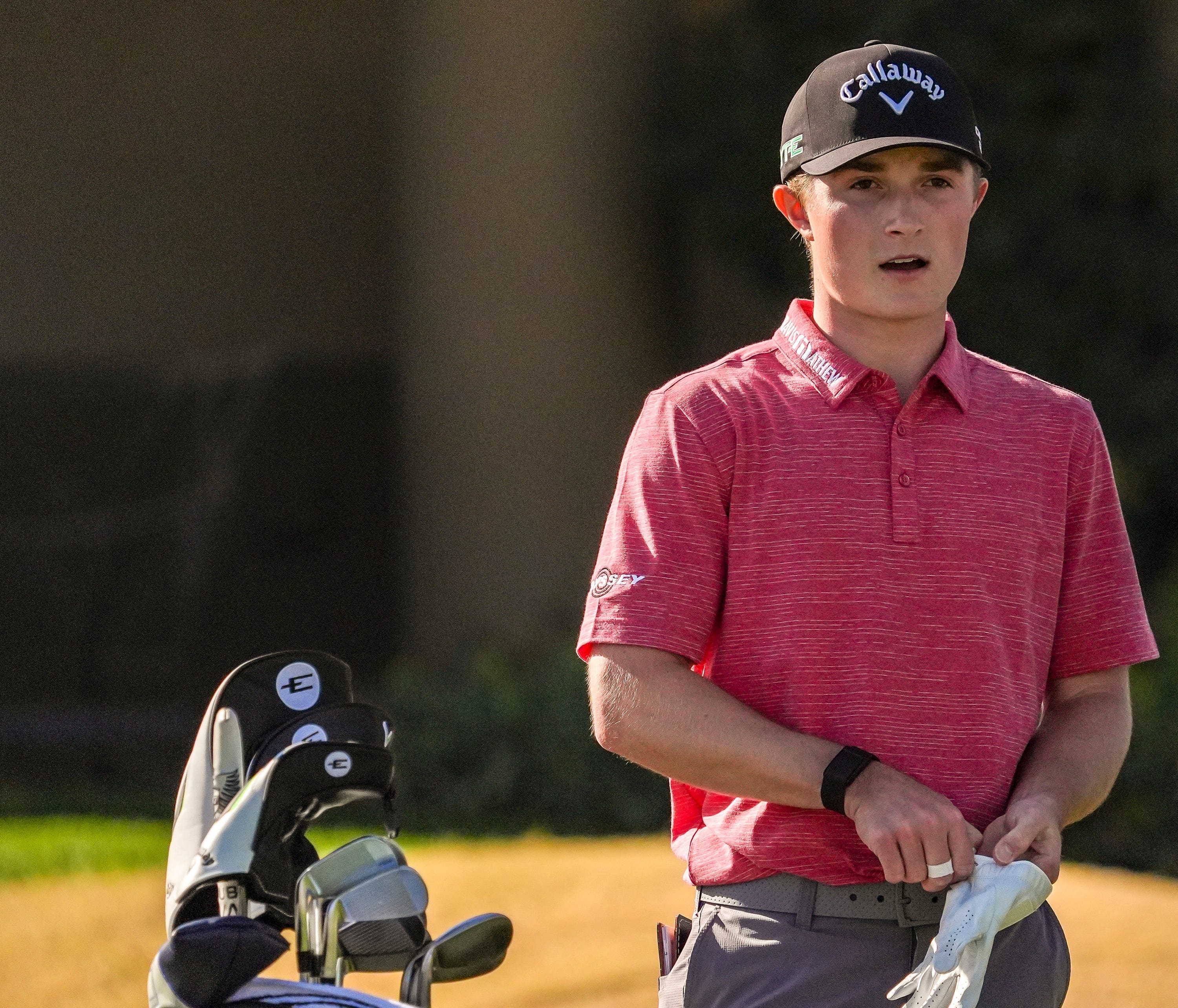 What made Blades Brown's decision to accept PGA Tour status so difficult?