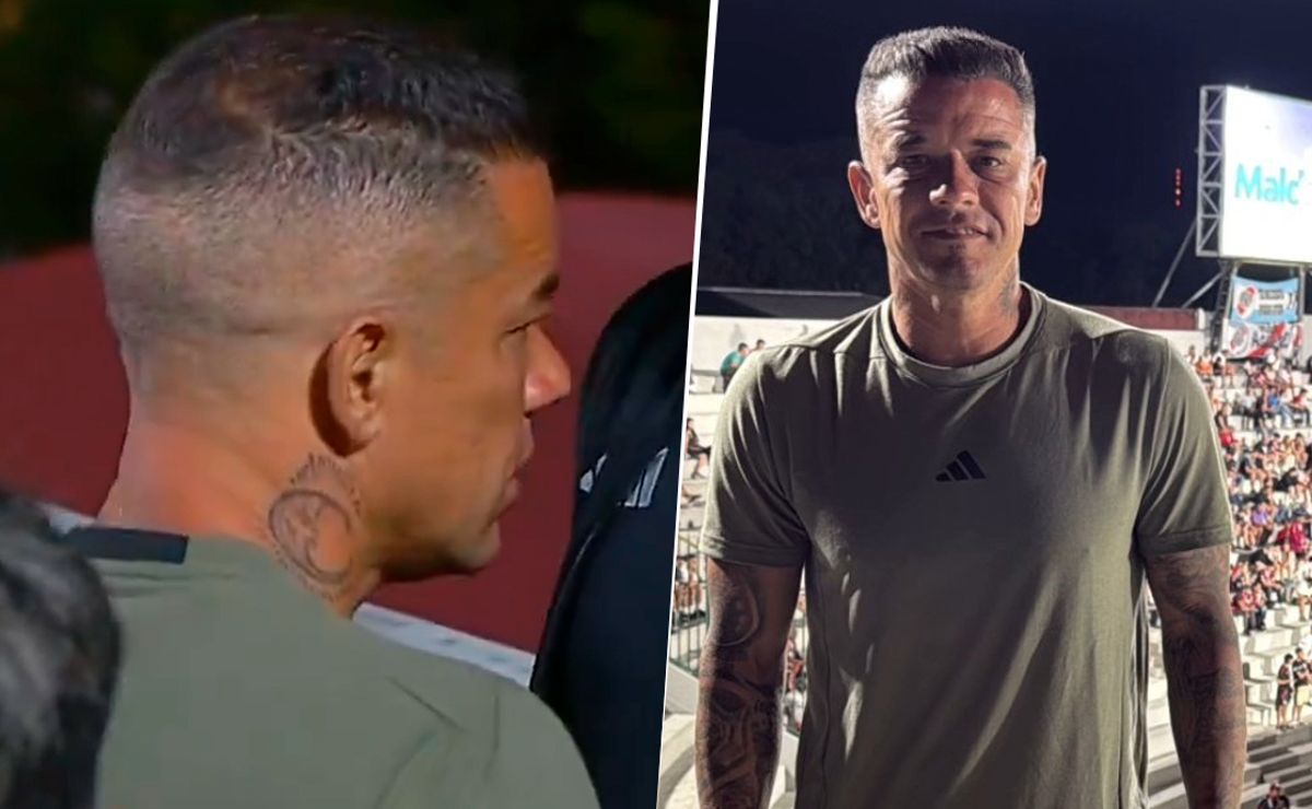 Presencia especial: Andrés D'Alessandro estuvo alentando a River en ...