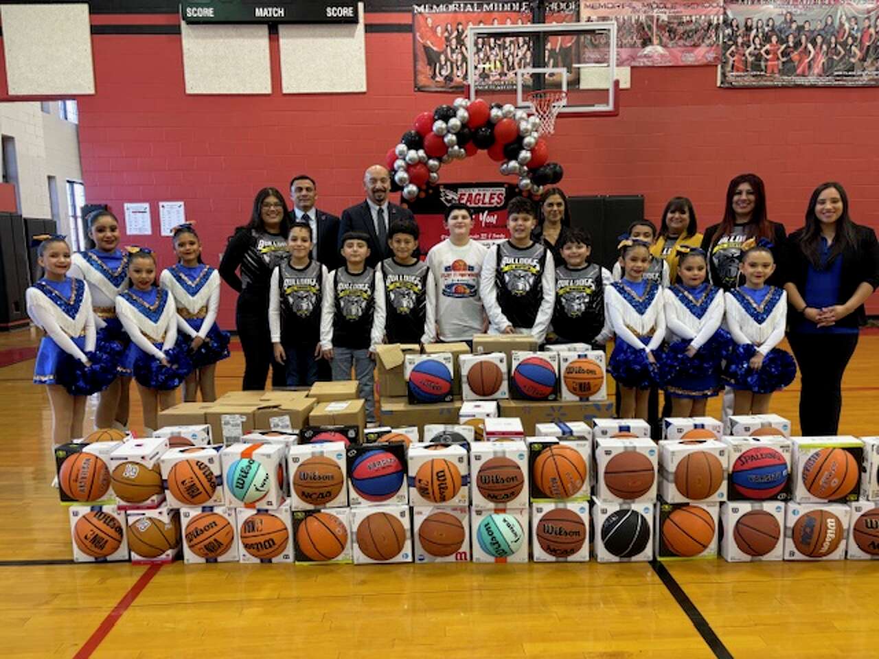Local fifth grader donates 100 basketballs to LISD schools