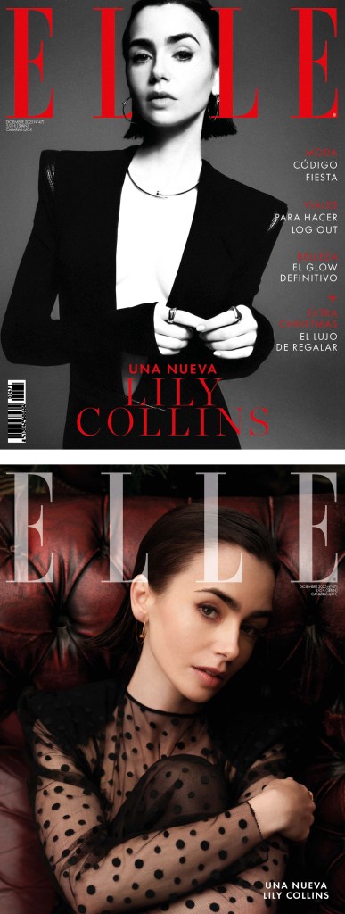 Lily Collins works the lens of JuanKr as Elle Spain's 'Sublime ...