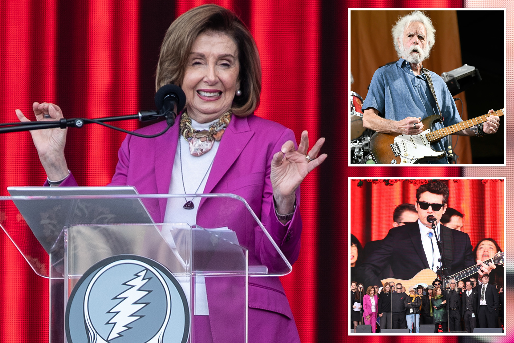 Nancy Pelosi mocked for looking ‘drunk’ during John Mayer’s tribute to ...