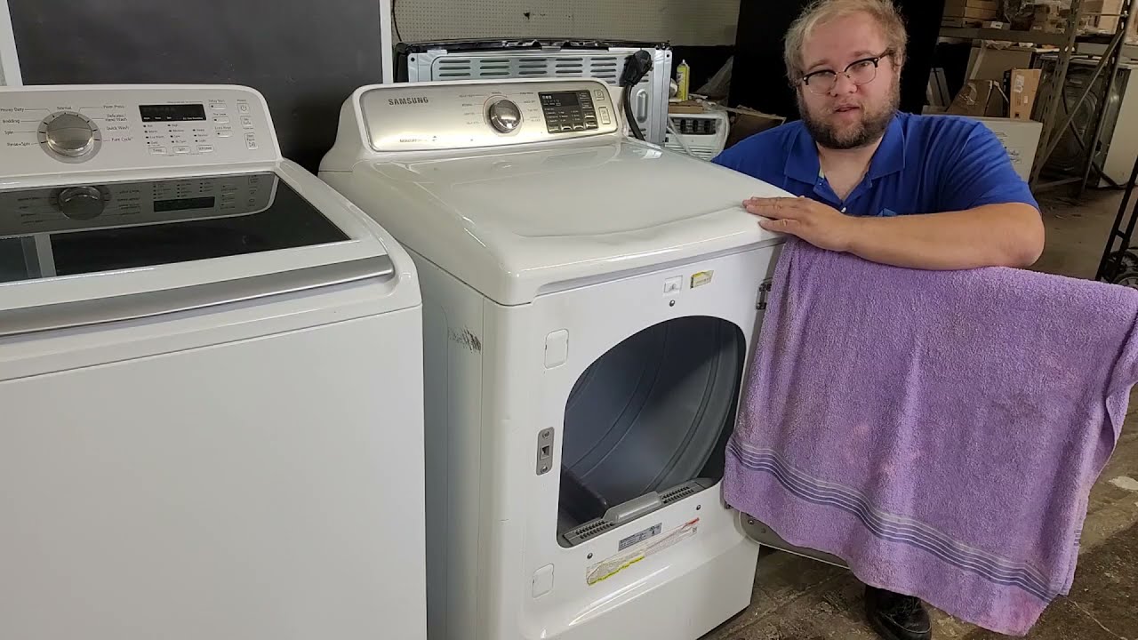 Samsung dryer heating but won't dry clothes - how to fix